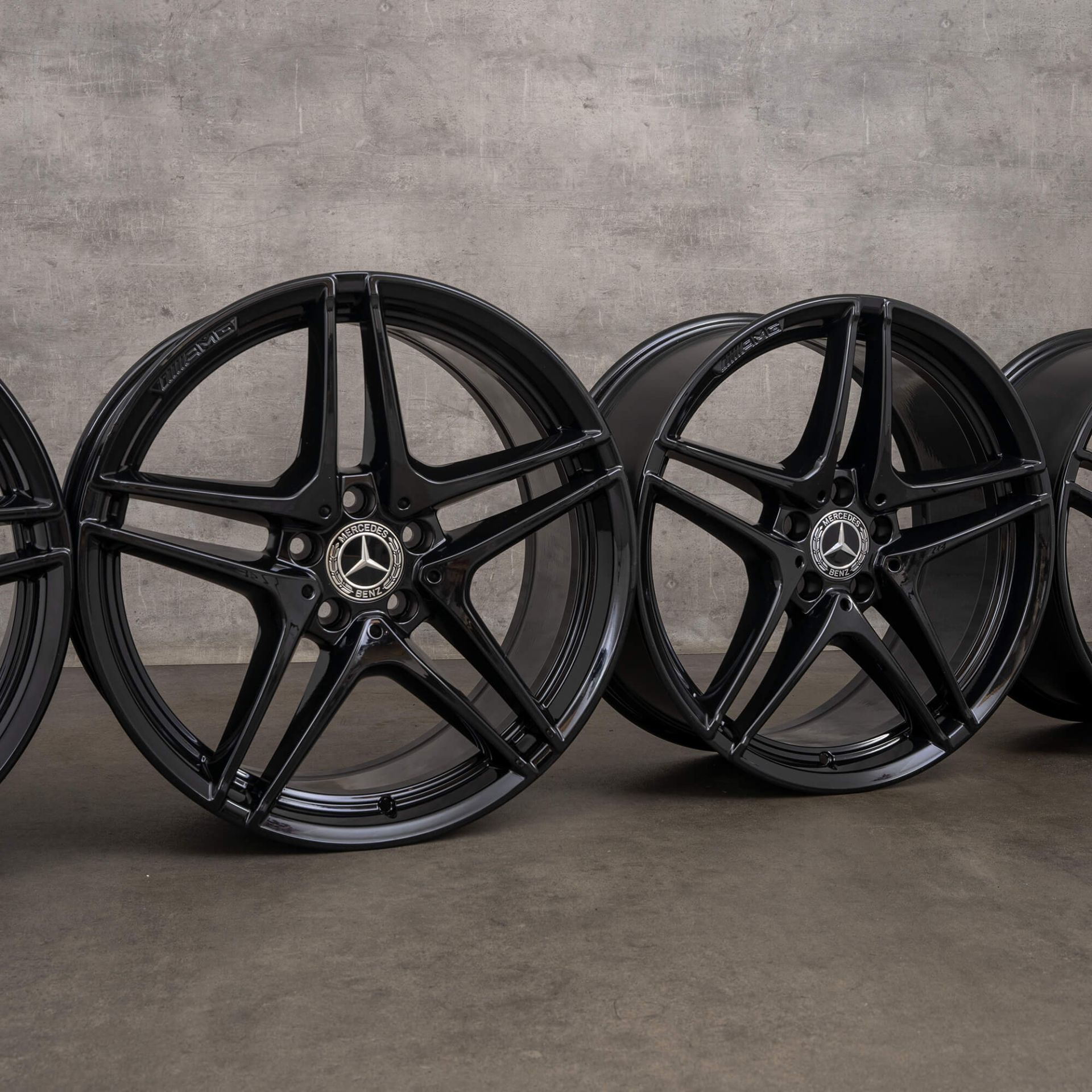 AMG Mercedes C63 C63S W205 S205 19 inch rims A2054011900 A2054012000 NEW