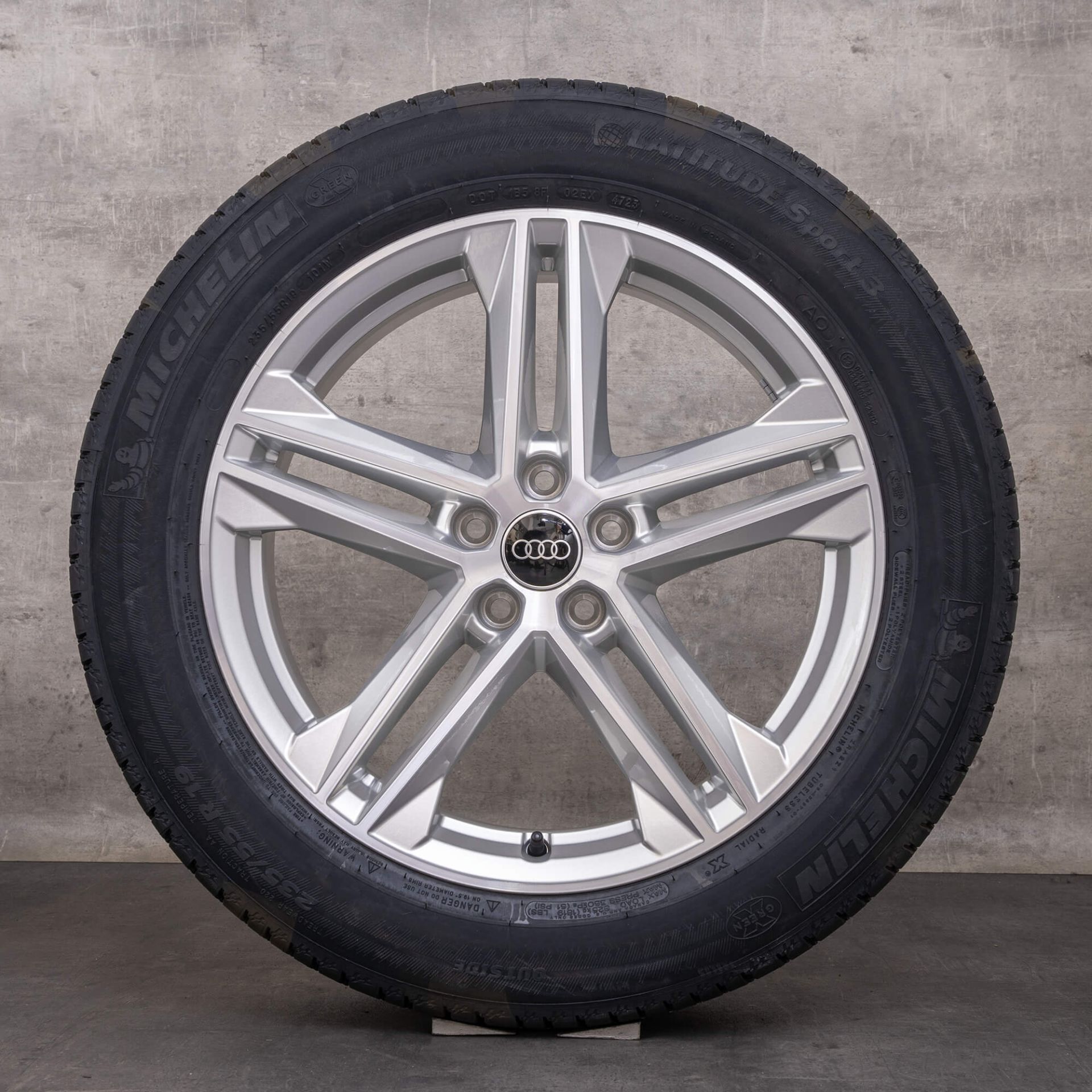 Originale Audi Q5 SQ5 fælge 19 tommer FY sommerdæk 80A601025G ...