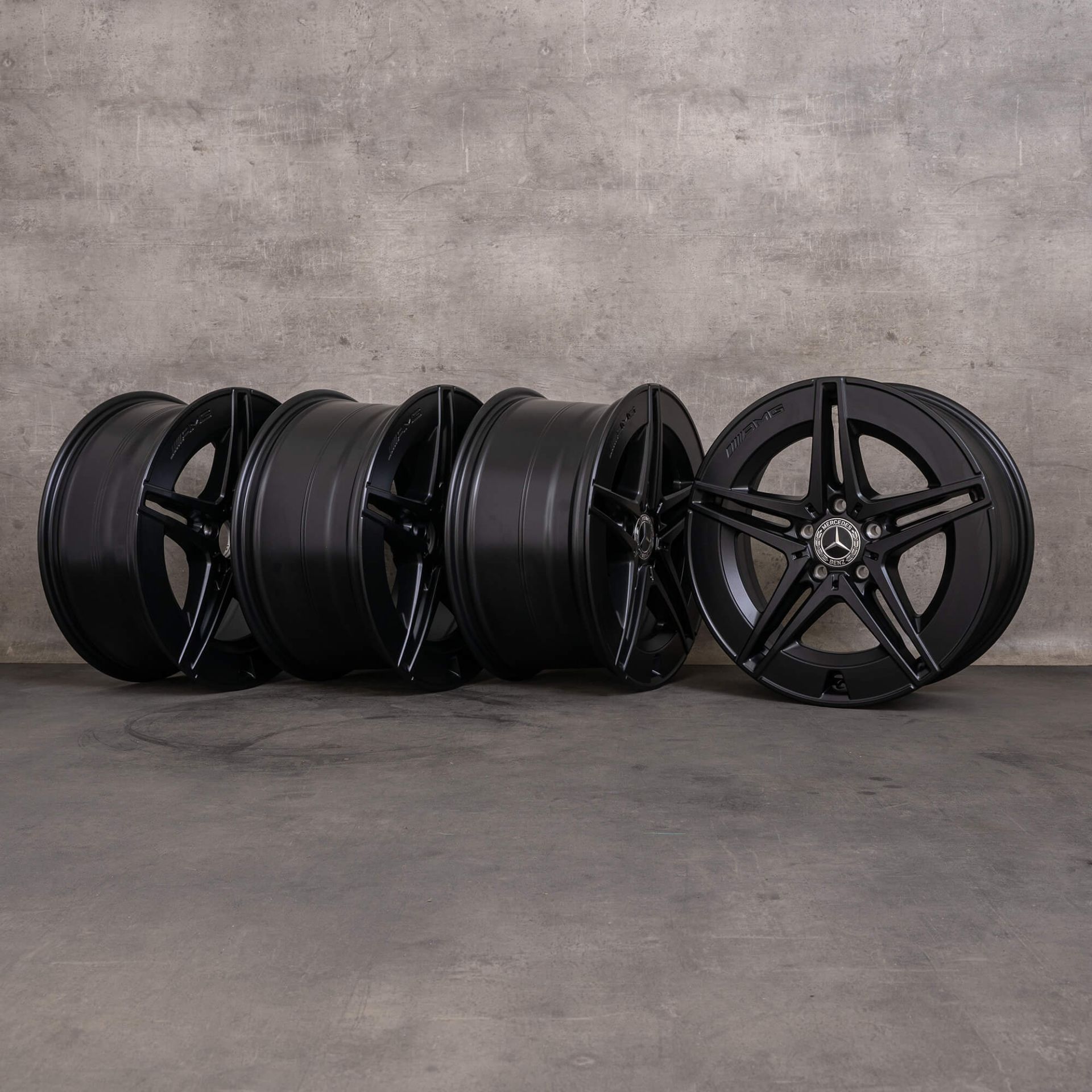 OEM Mercedes Benz C-Class Hybrid rims 18 inch W206 S206 C300e C300de ...