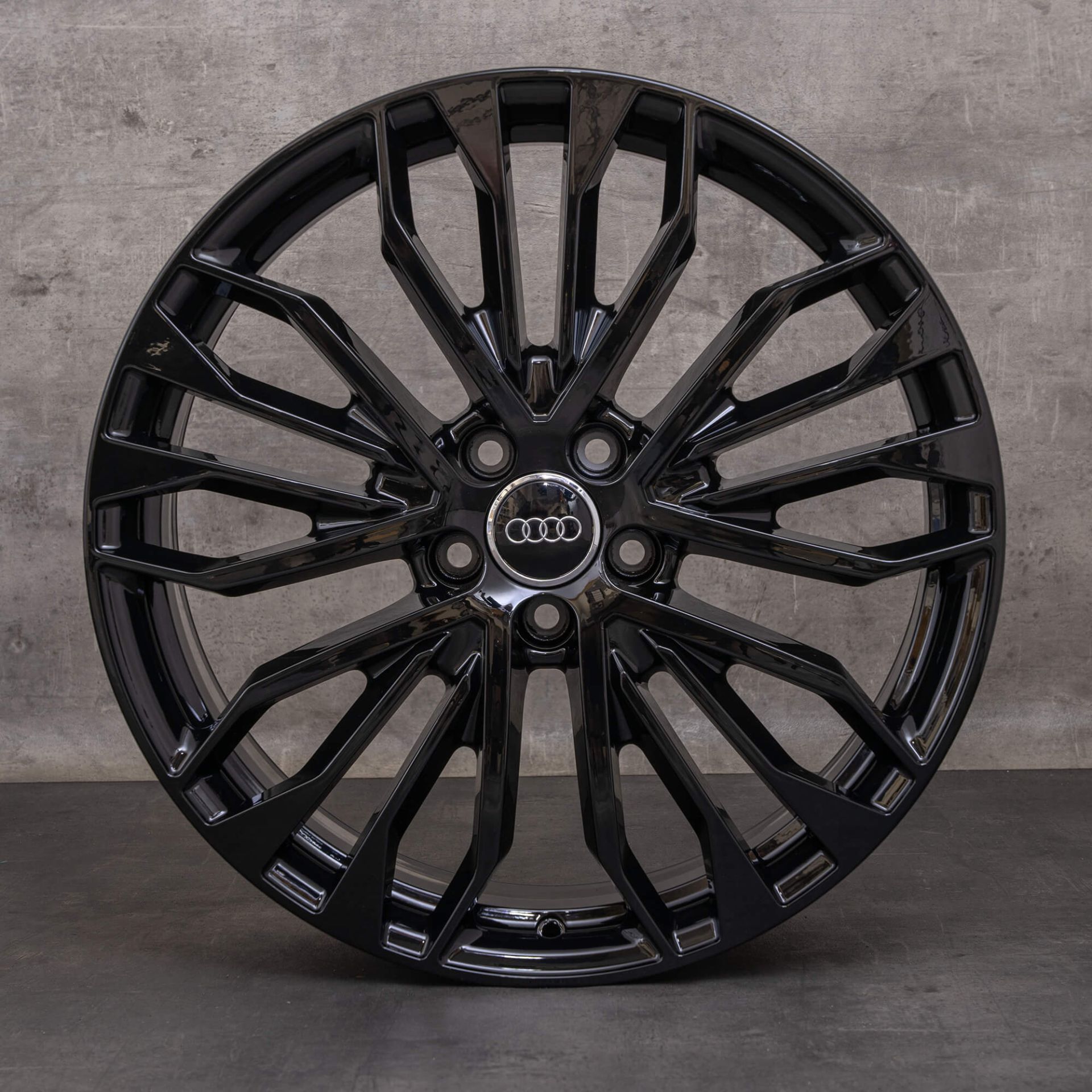 Original Audi A6 S6 Felgen 20 Zoll 4G C7 4G0601025BE schwarz glanz