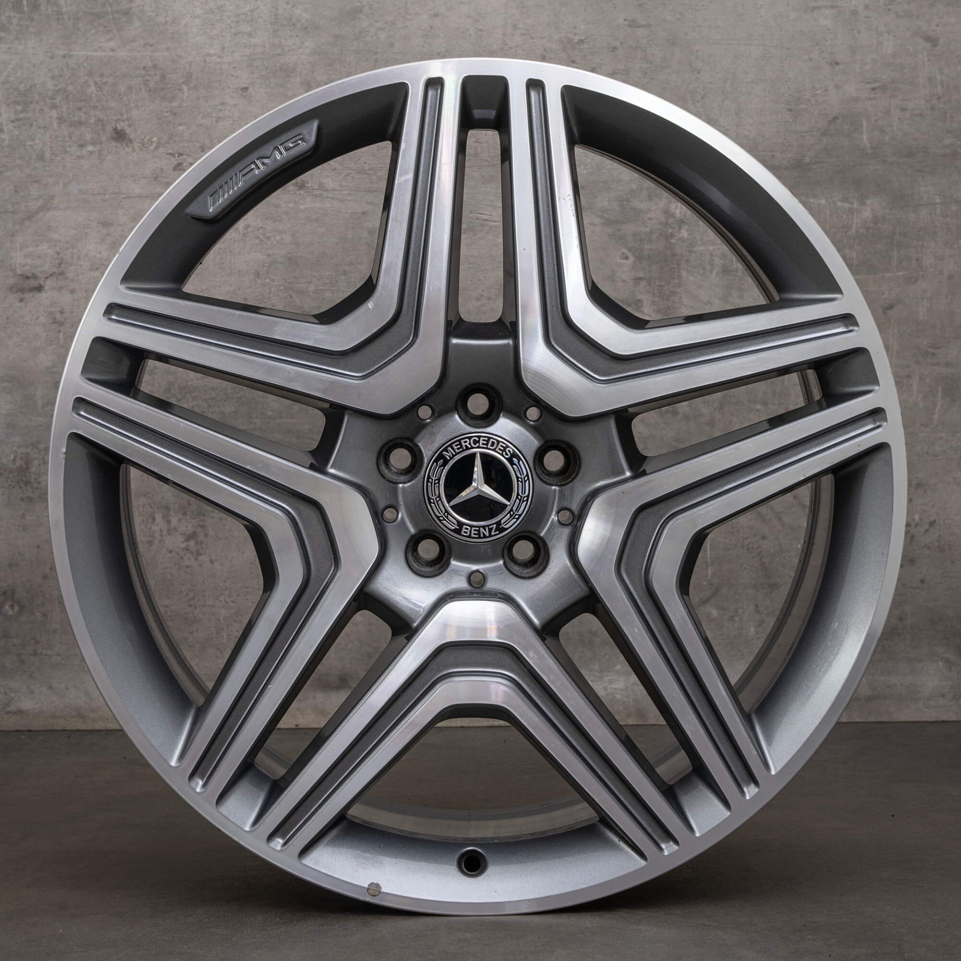 OEM Mercedes Benz ML M-Class 63 AMG Rims 21 inch W166 Summer wheels ...