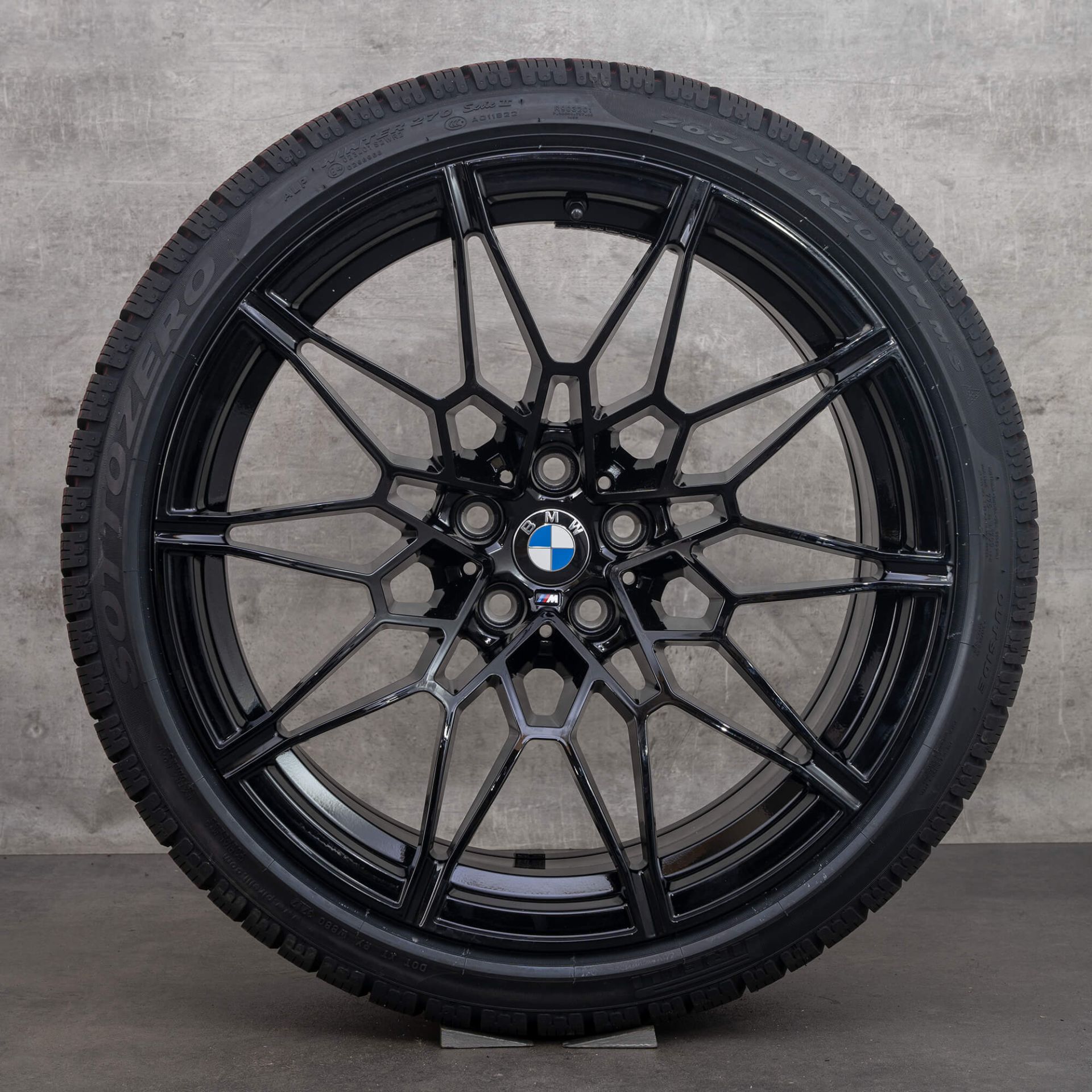 OEM BMW M2 M3 M4 Winterrder 19 20 inch rims G87 G80 G81 G82 G83 Styling 826 M black high gloss