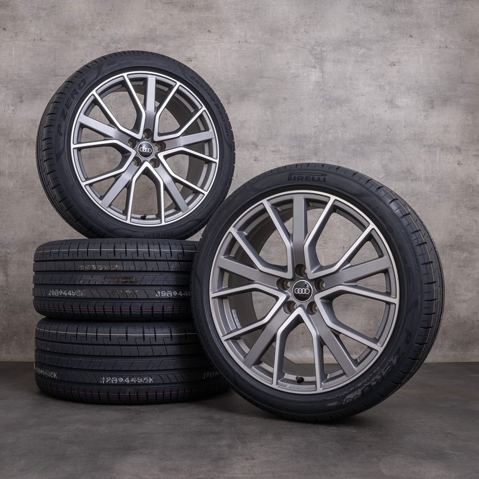 Original Audi Q3 RSQ3 Sommerräder 20 Zoll F3 Felgen 83A601025T titan ...