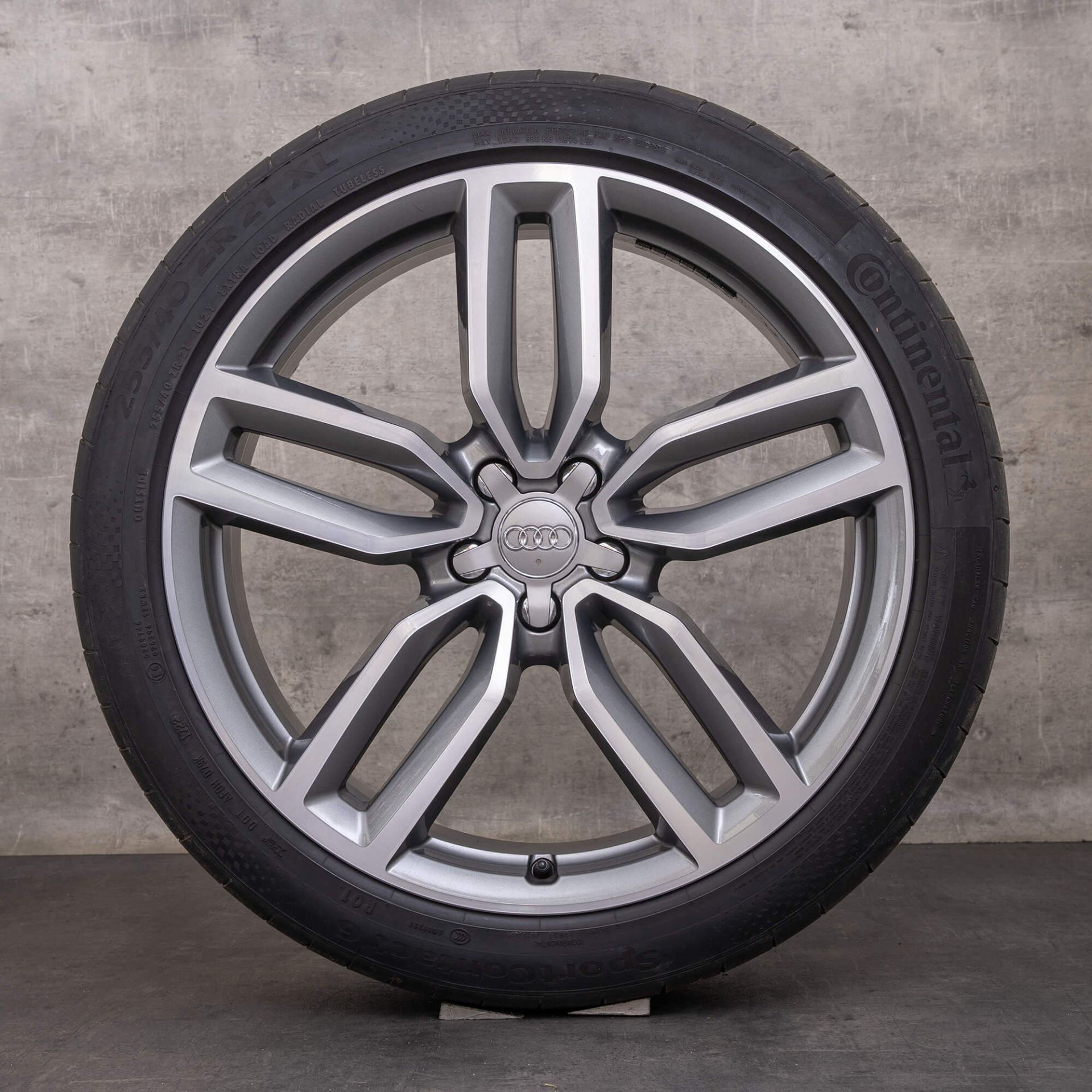 Oem Audi Q5 SQ5 roues hiver 21 pouces 8R jantes 8R0601025AM titan ...