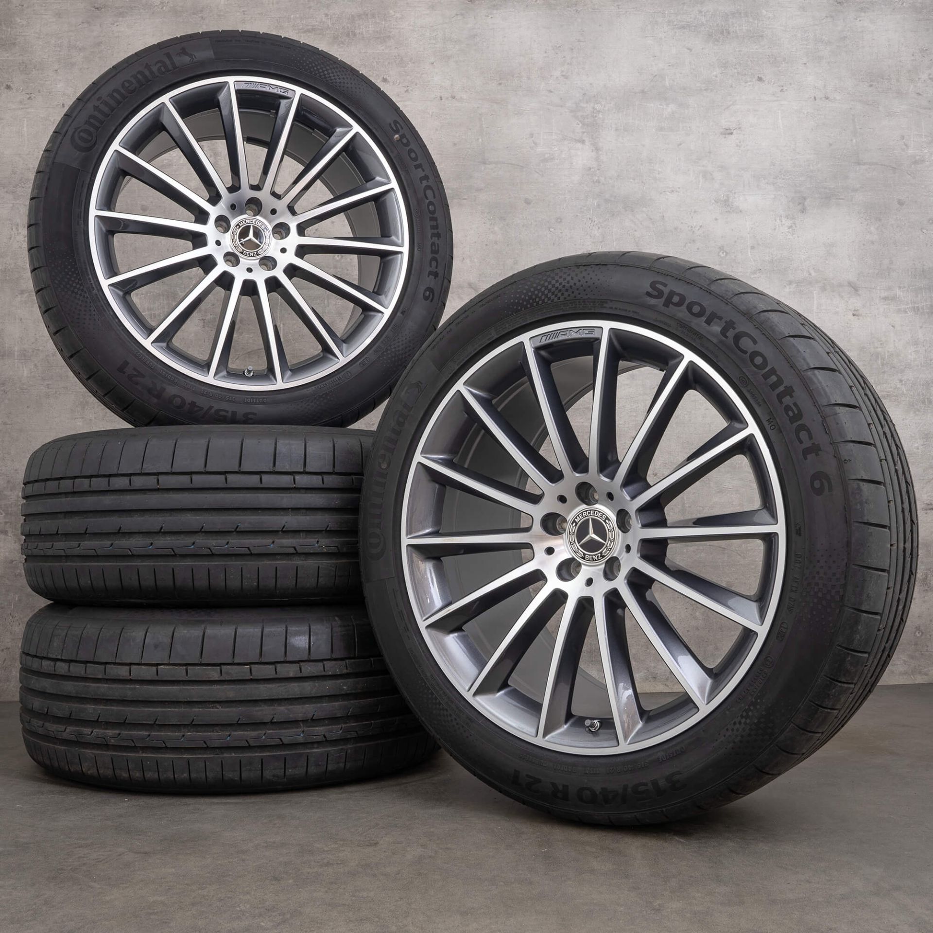 AMG Mercedes Benz GLE W167 V167 summer wheels 21 inch rims tires