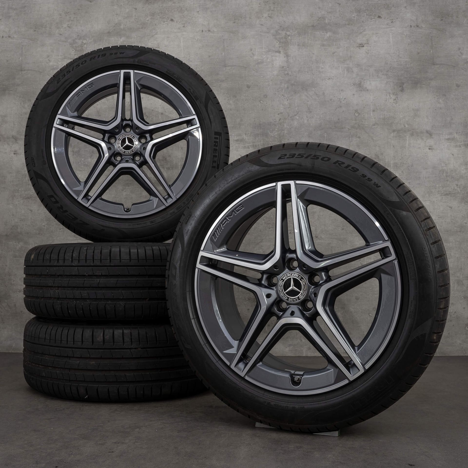 Mercedes Benz 19 inch AMG rims GLA H247 GLB X247 summer wheels summer tires