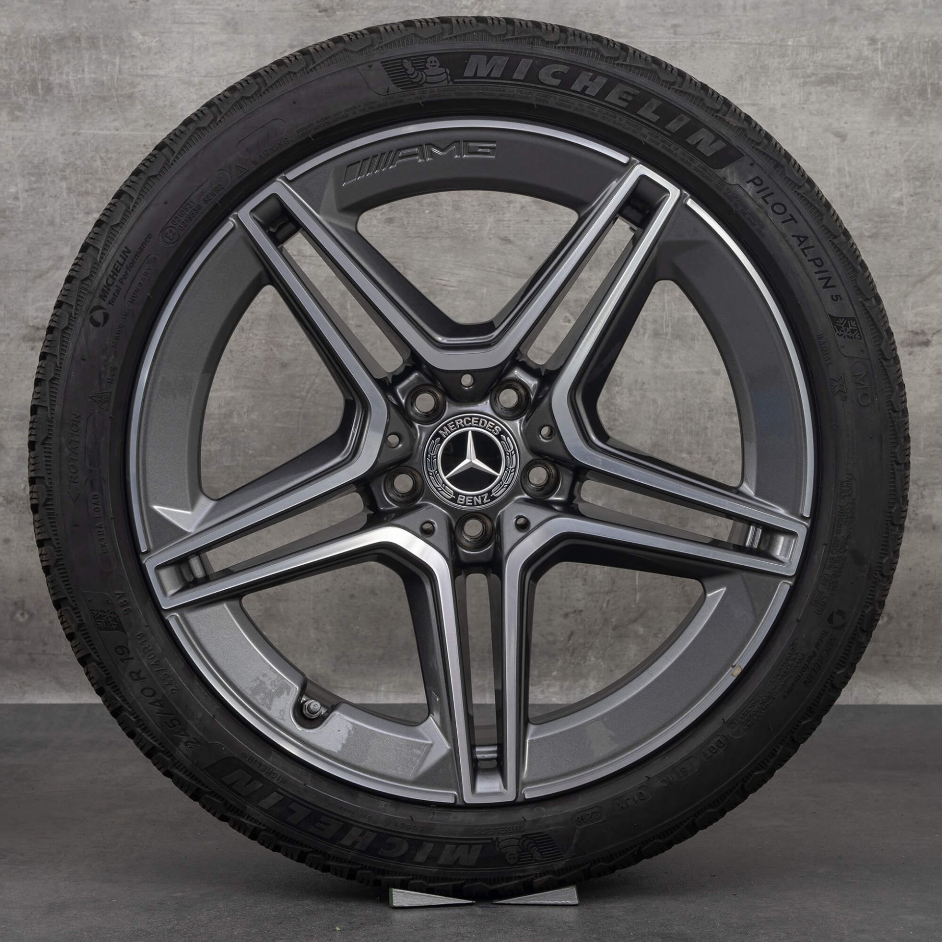 AMG 19 inch Mercedes Benz rims CLS 53 C257 W257 winter tires winter wheels
