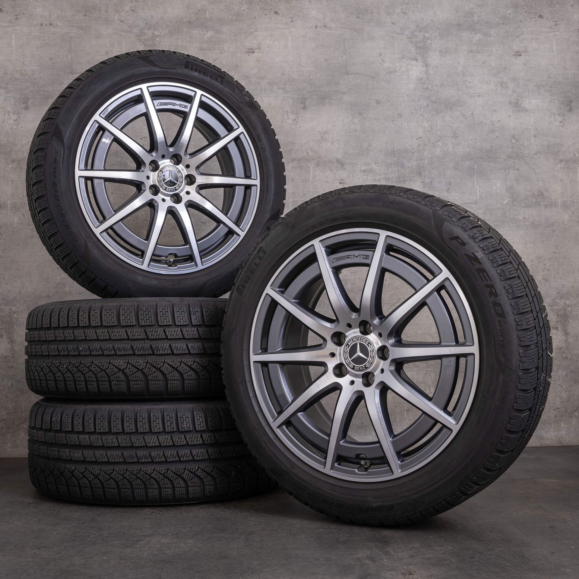 OEM Mercedes Benz GLA GLB 35 45 S 4Matic AMG snow tire packages 19 inch H247 X247 Rims ...